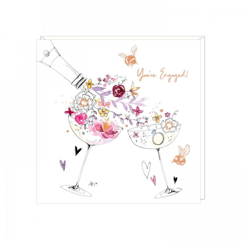 Engagement Toast Card – Bluebell and Willow